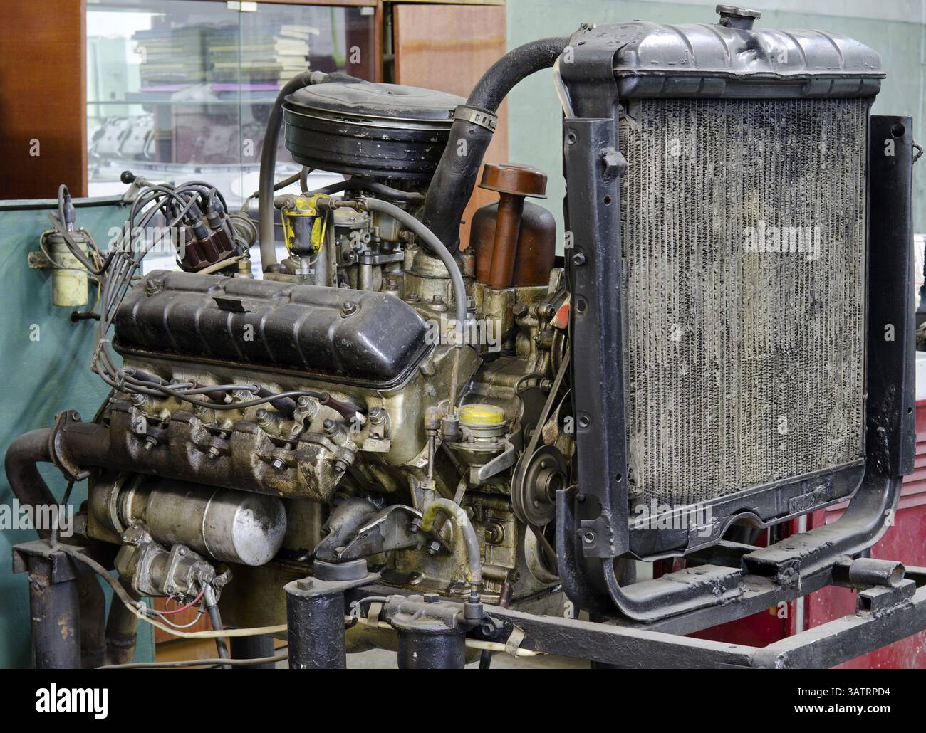 An old outdated engine, as a visual aid Stock Photo - Alamy