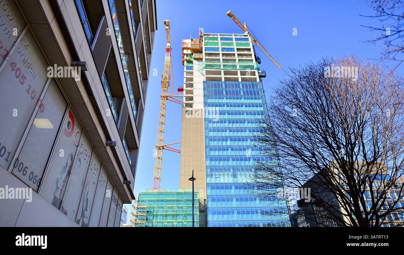 Warsaw, Poland. 28 March 2025. Office building The Studio under ...