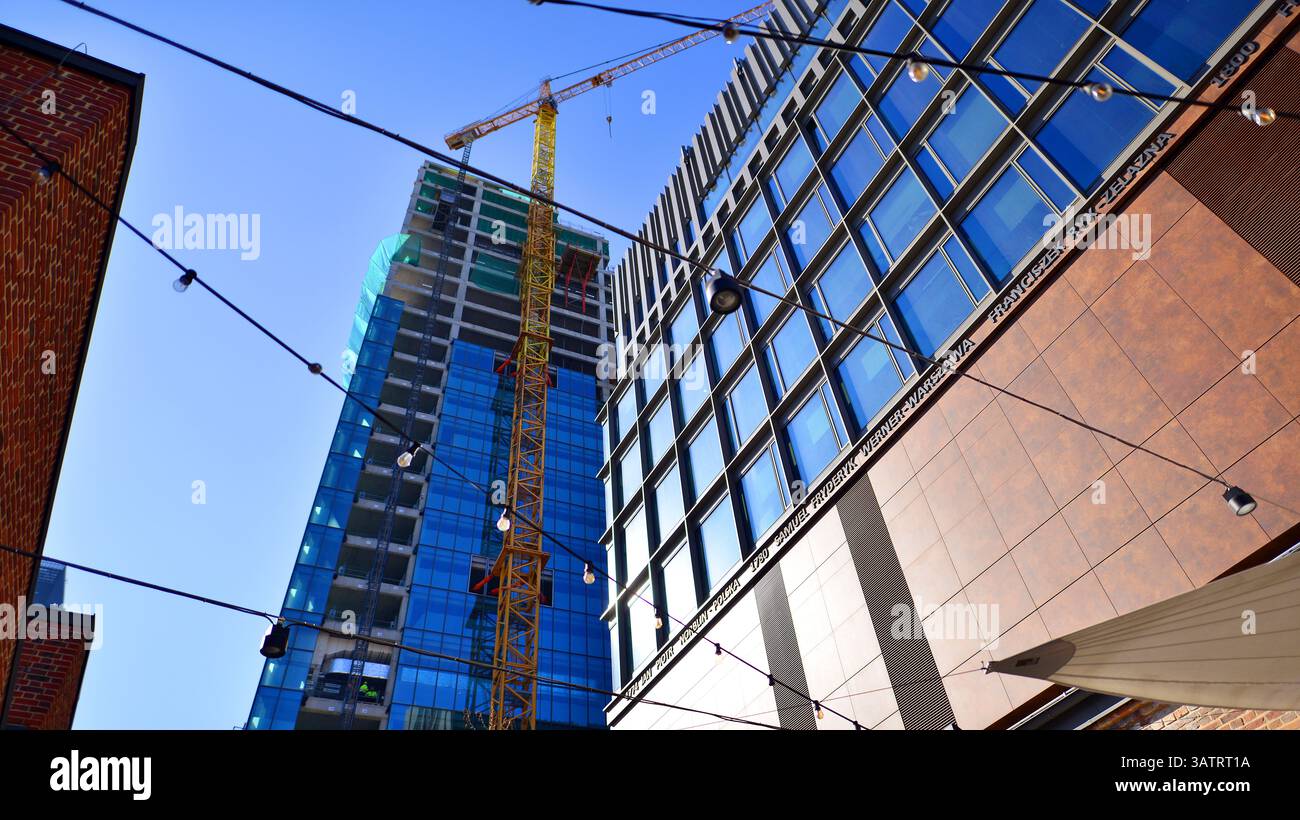 Warsaw, Poland. 28 March 2025. Office building The Studio under ...
