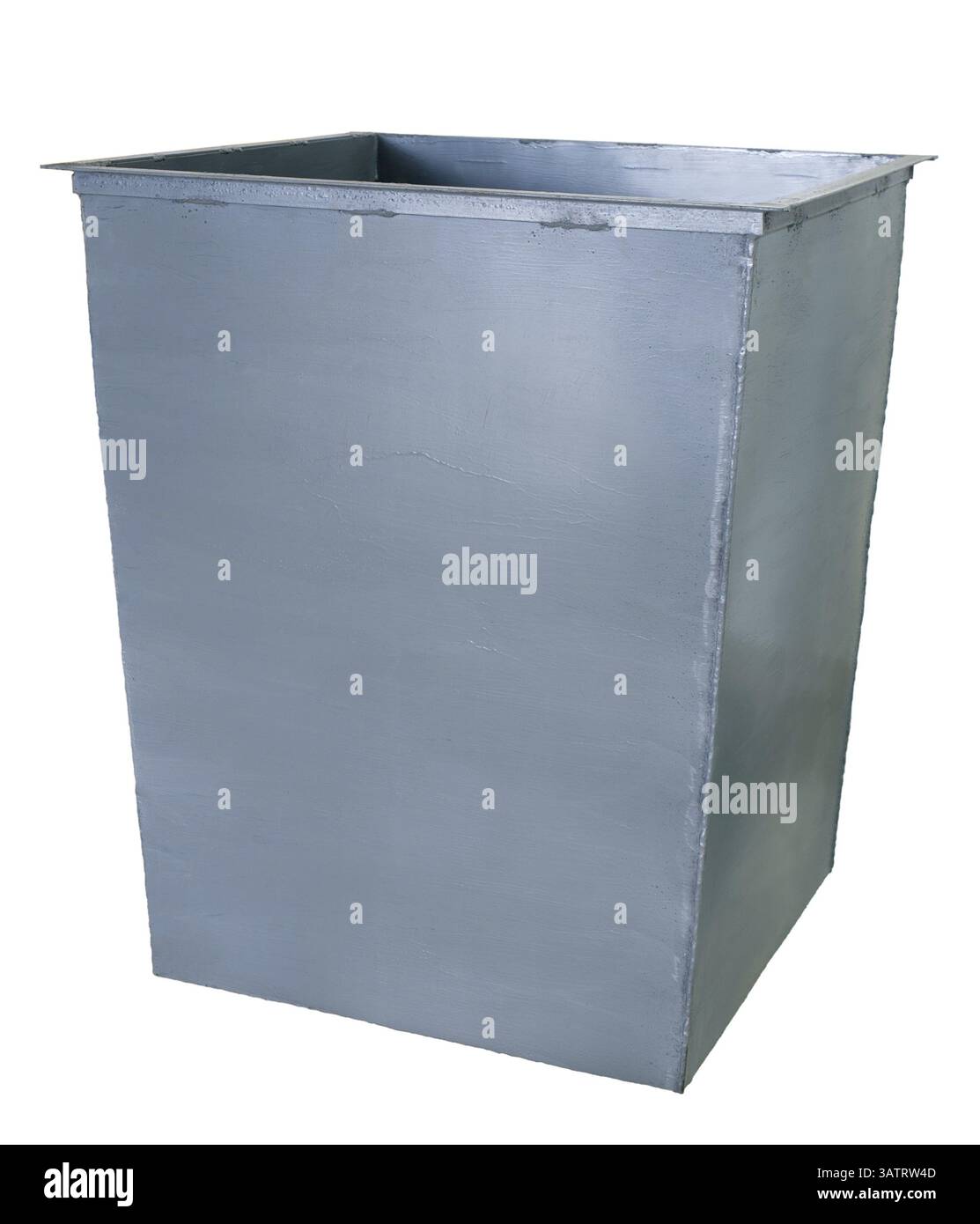 A large garbage can, isolated over white background Stock Photo - Alamy