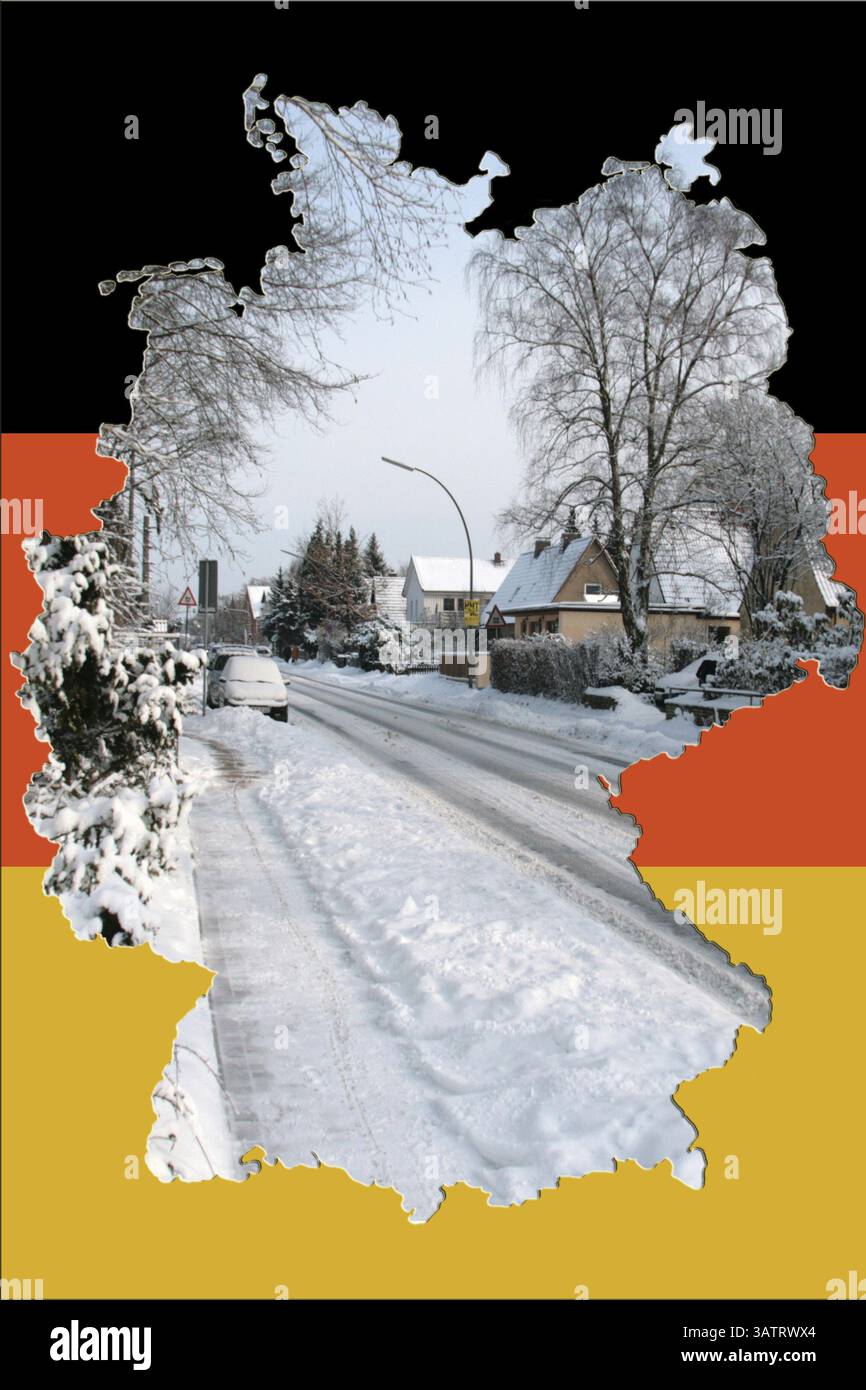 Map with background in black, red, gold for UEFA EURO 2008, Germany ...