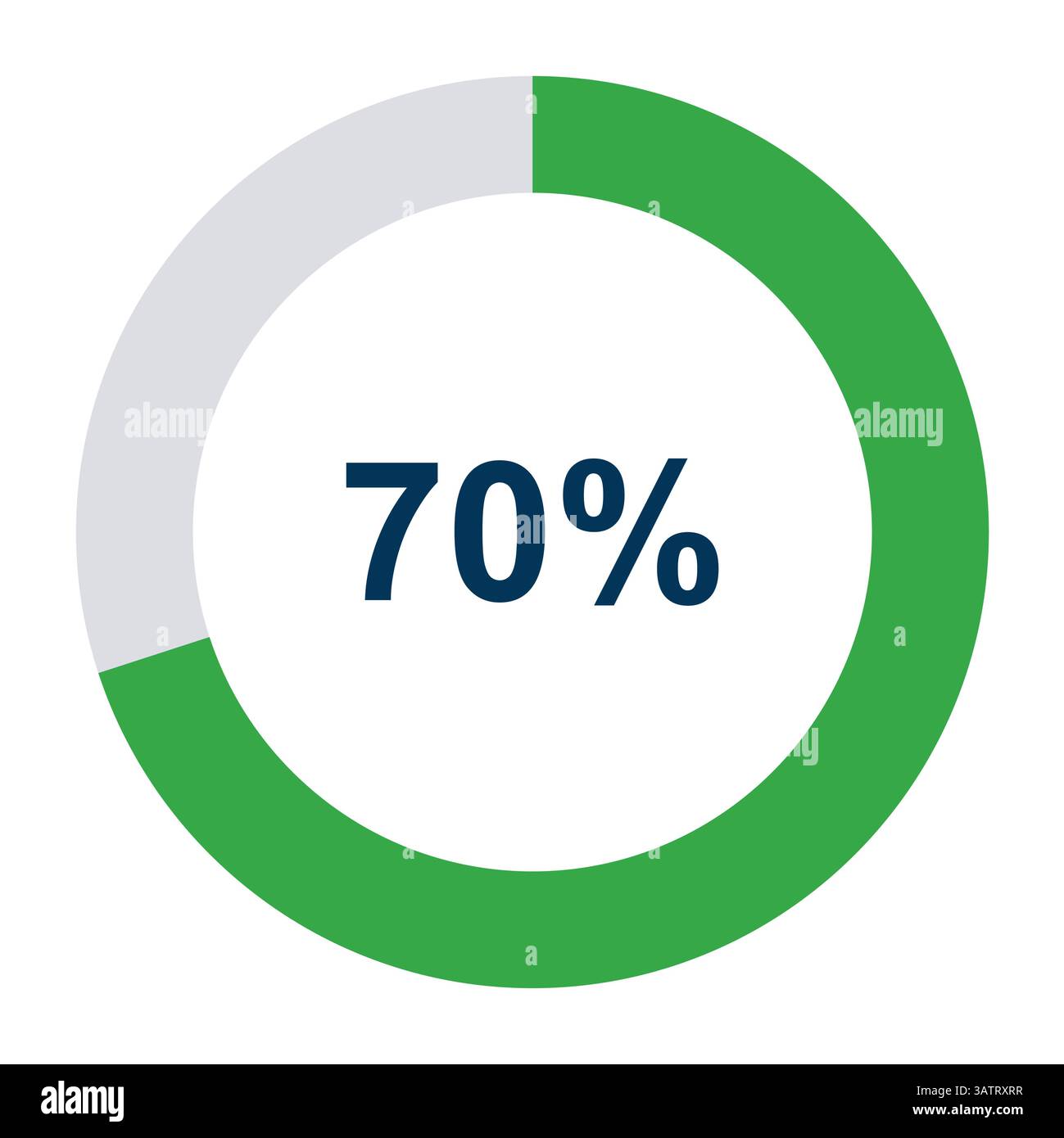 Information round diagram 70 percent icon, infographic graphic pie ...