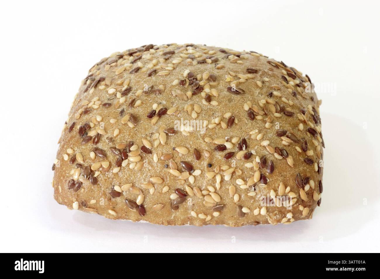 Multigrain rolls on a white background Stock Photo - Alamy
