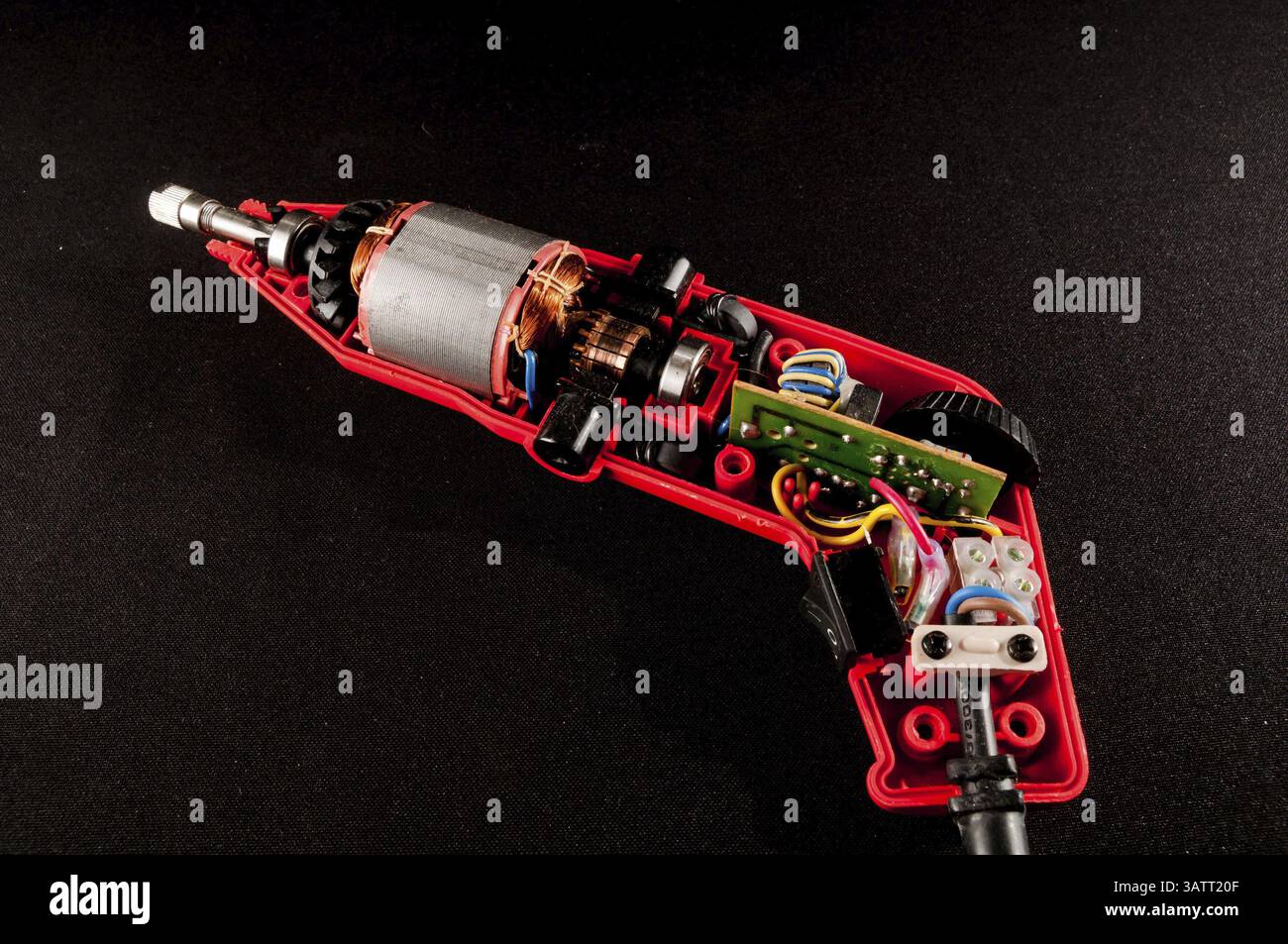Home Technology Concept Broken Disassembled Drill Interior Stock Photo ...