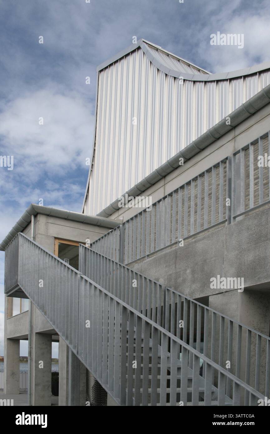 The Utzon Centre in Alborg/Denmark, which opened in spring 2008. Joern ...