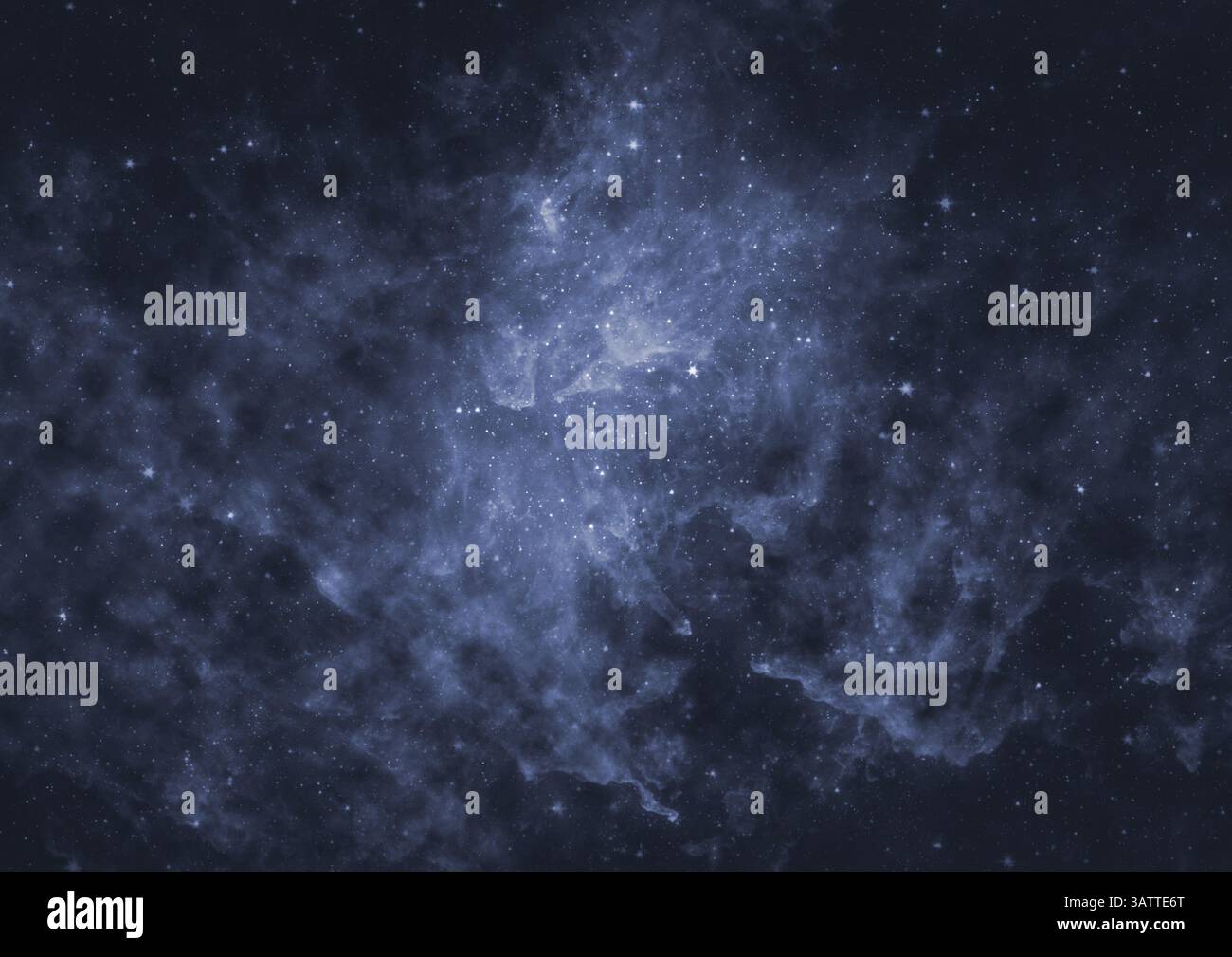 Small part of an infinite star field of space in the Universe. Elements ...