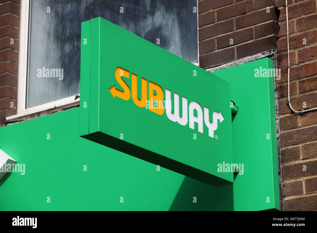 Subway store pictured in Gosport, Hampshire, UK Stock Photo - Alamy