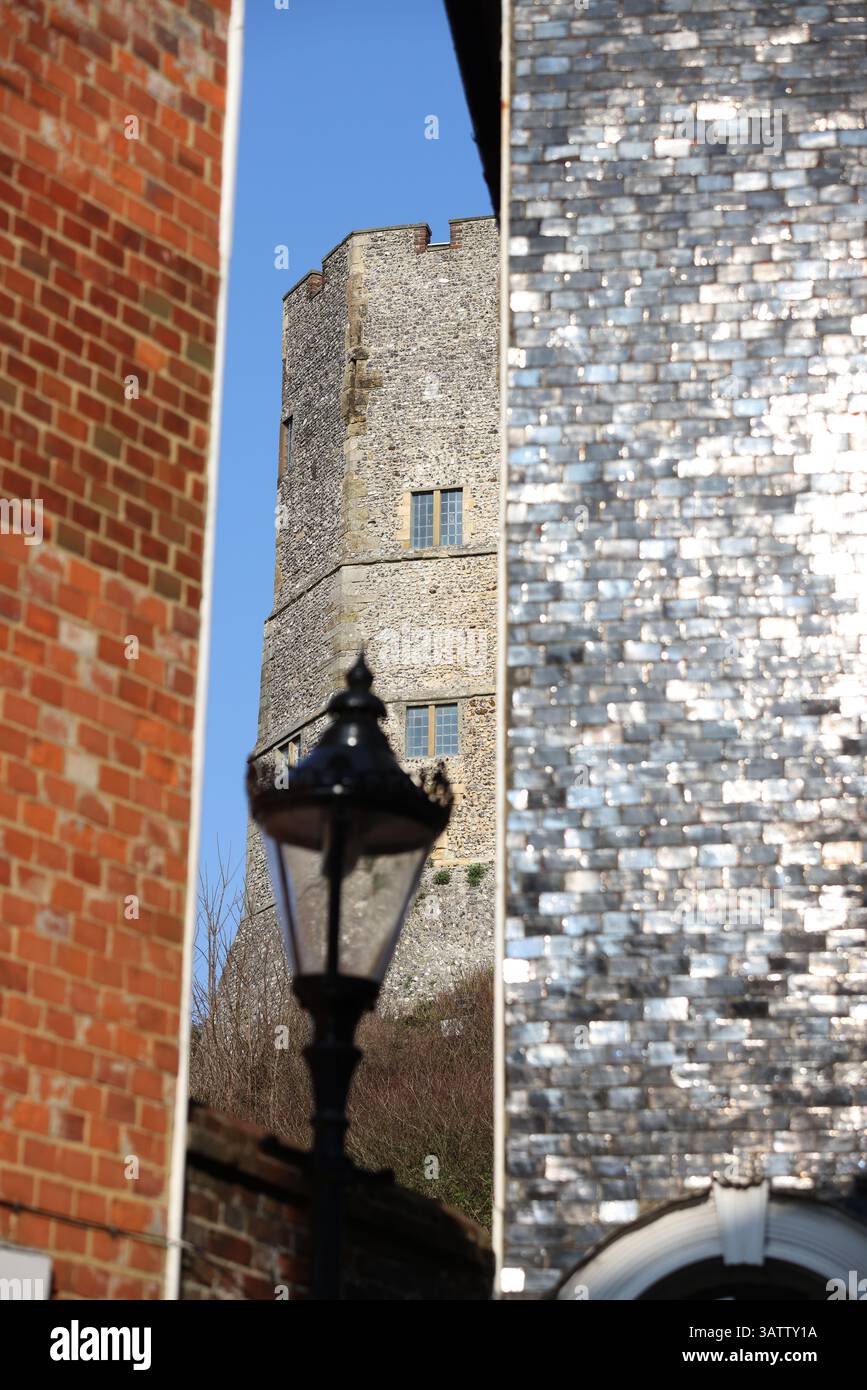 General views of Lewes Castle and Museum and Sussex Archaeology centre ...