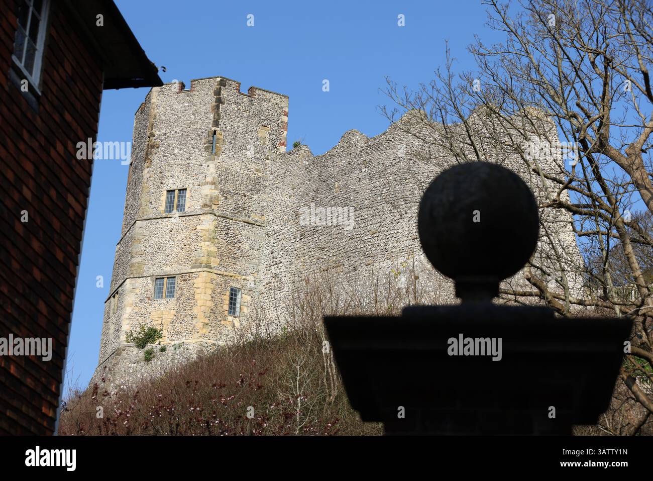 General views of Lewes Castle and Museum and Sussex Archaeology centre ...
