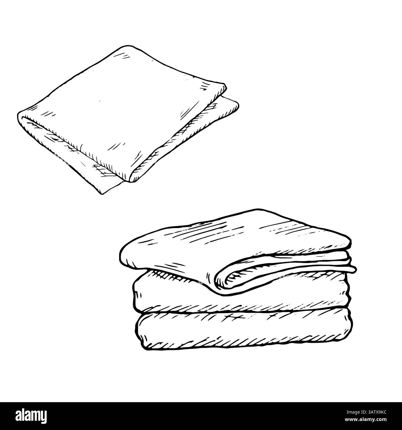 Fold napkin Black and White Stock Photos & Images - Alamy