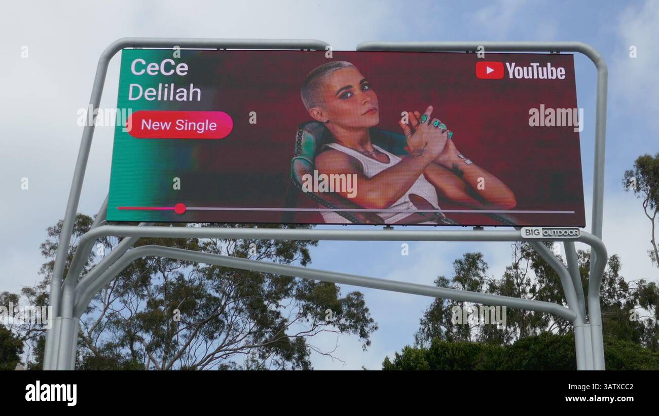 Los Angeles, California, USA 18th April 2025 Cece Delilah New Single ...