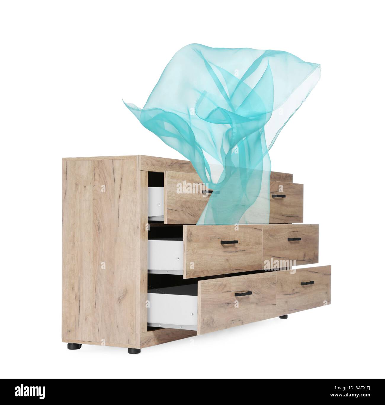 Minimal light turquoise background Cut Out Stock Images & Pictures - Alamy