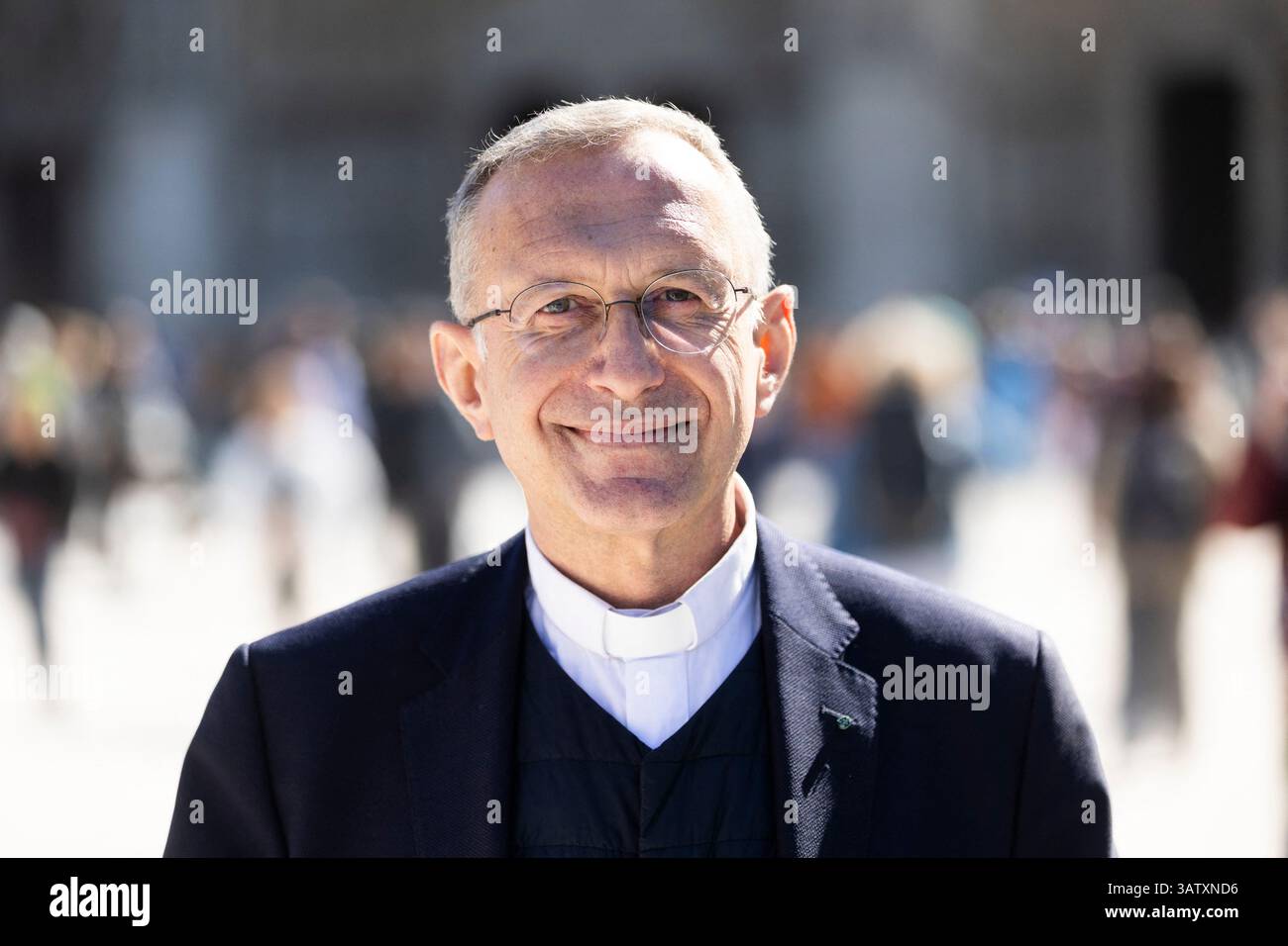 Paris, France. 18th Apr, 2025. Rector-archpriest of Notre-Dame ...