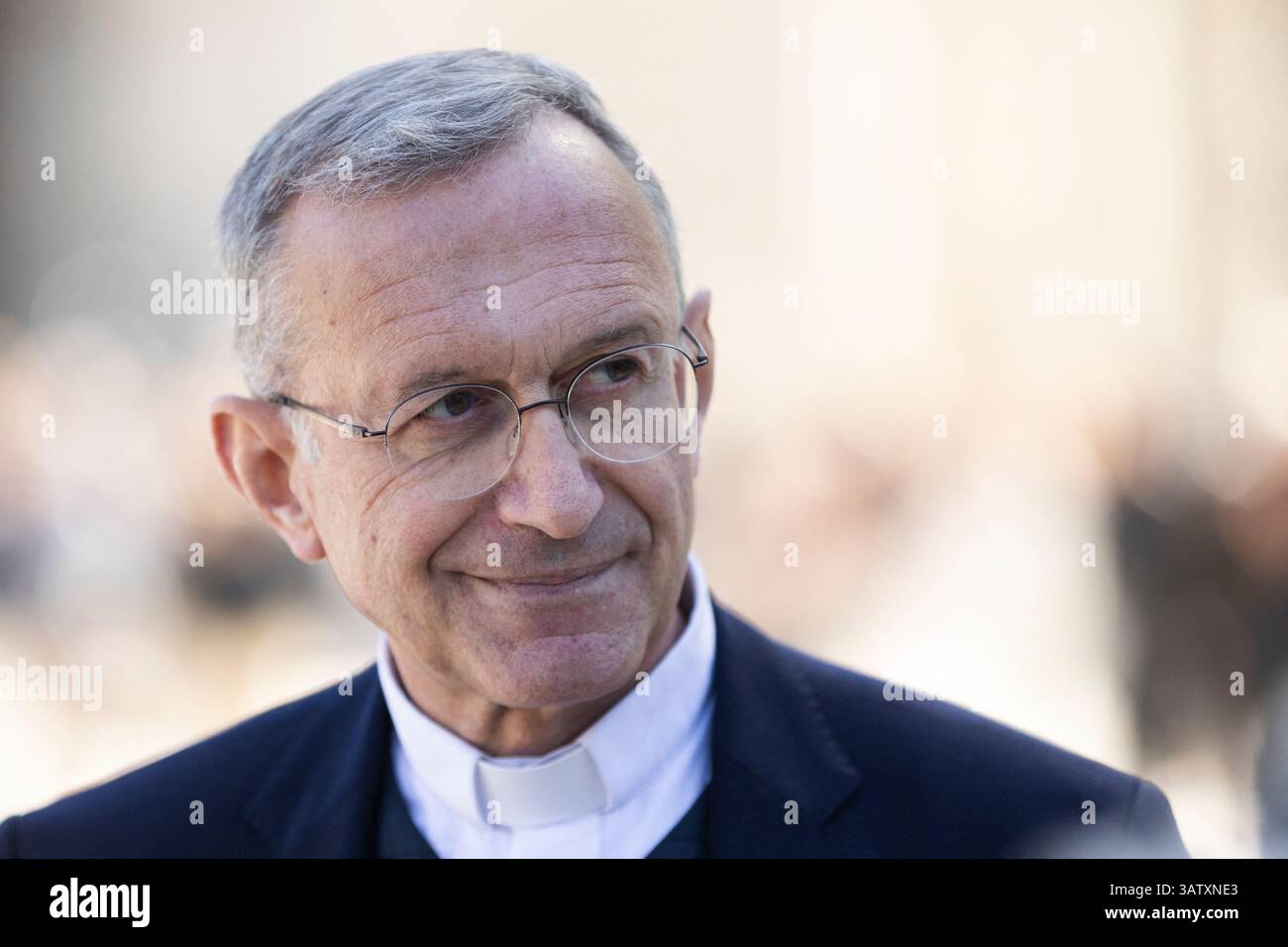 Rector-archpriest of Notre-Dame Cathedral Bishop Olivier Ribadeau Dumas ...