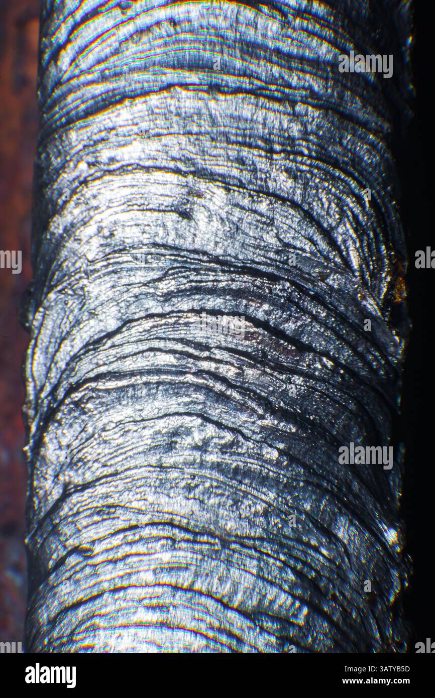 Closeup of a steel weld on a surface Stock Photo - Alamy