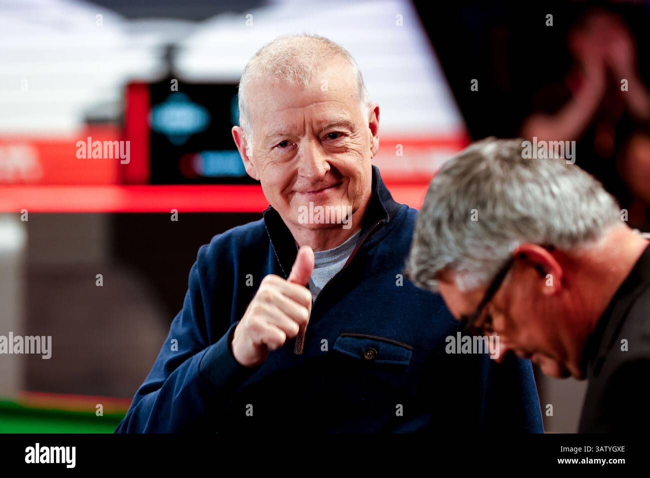 Sheffield, UK. 19th Apr, 2025. Former Snooker player Steve Davis during ...