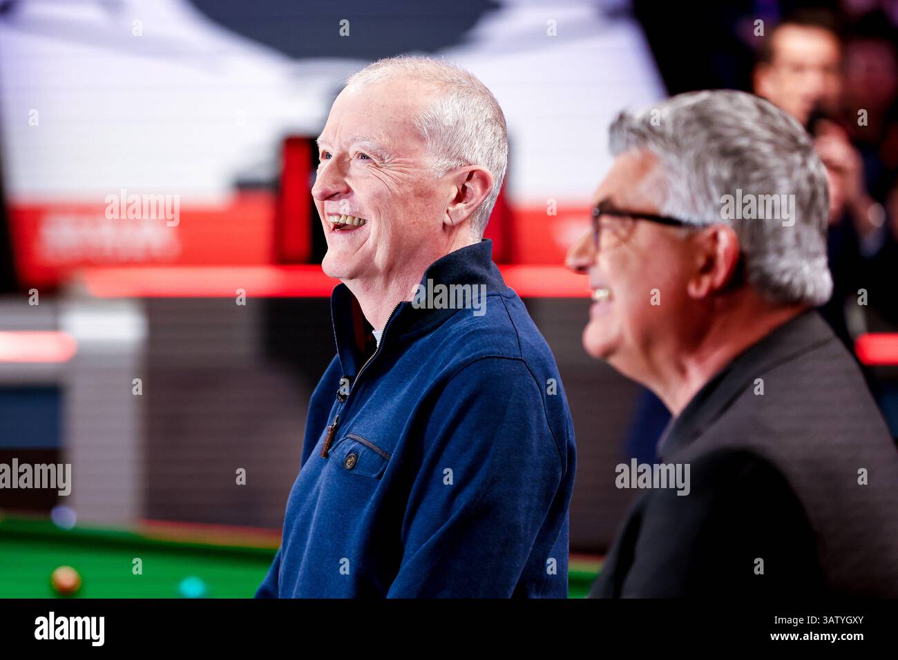 Sheffield, UK. 19th Apr, 2025. Former Snooker player Steve Davis during ...