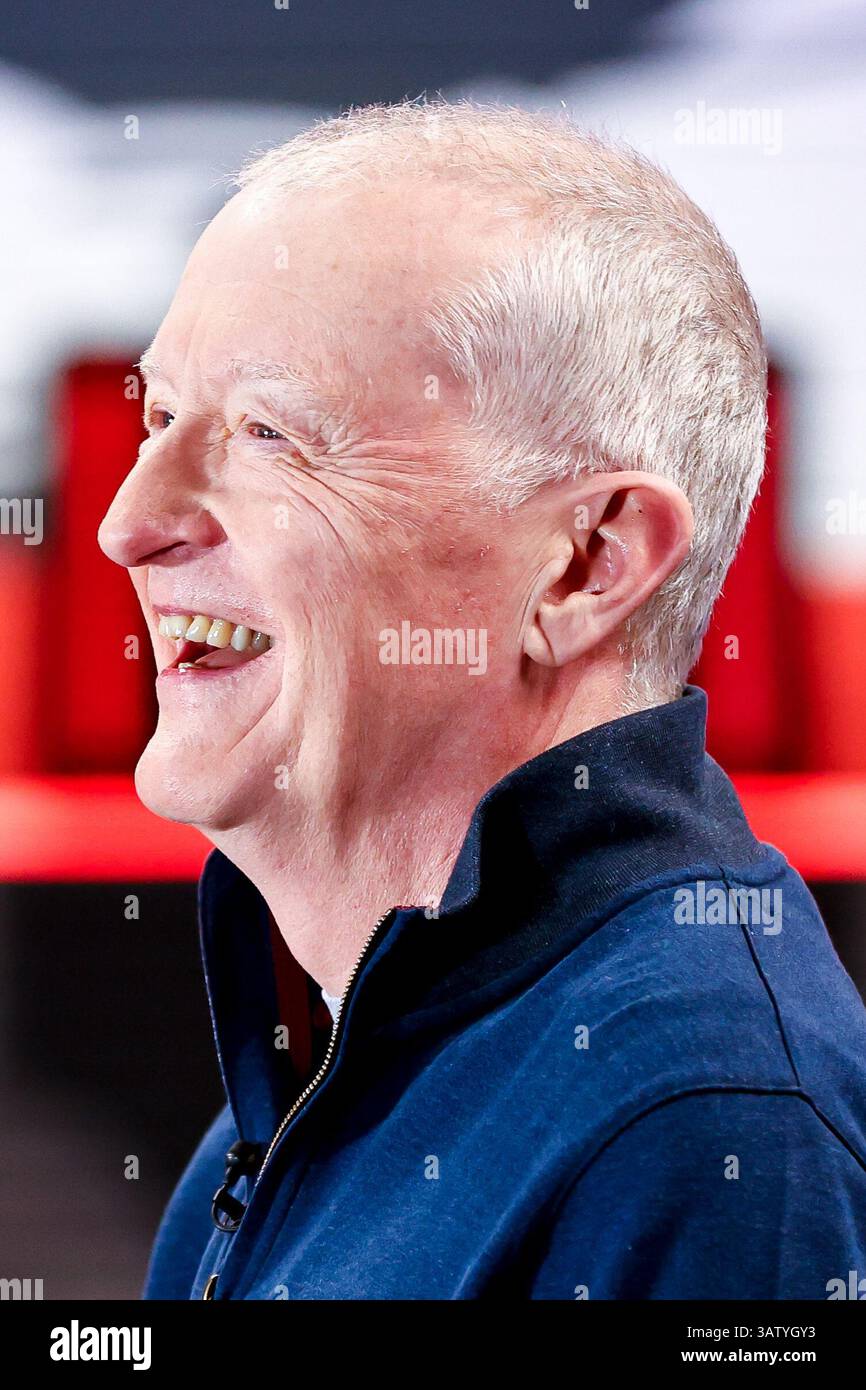 Sheffield, UK. 19th Apr, 2025. Former Snooker player Steve Davis during ...