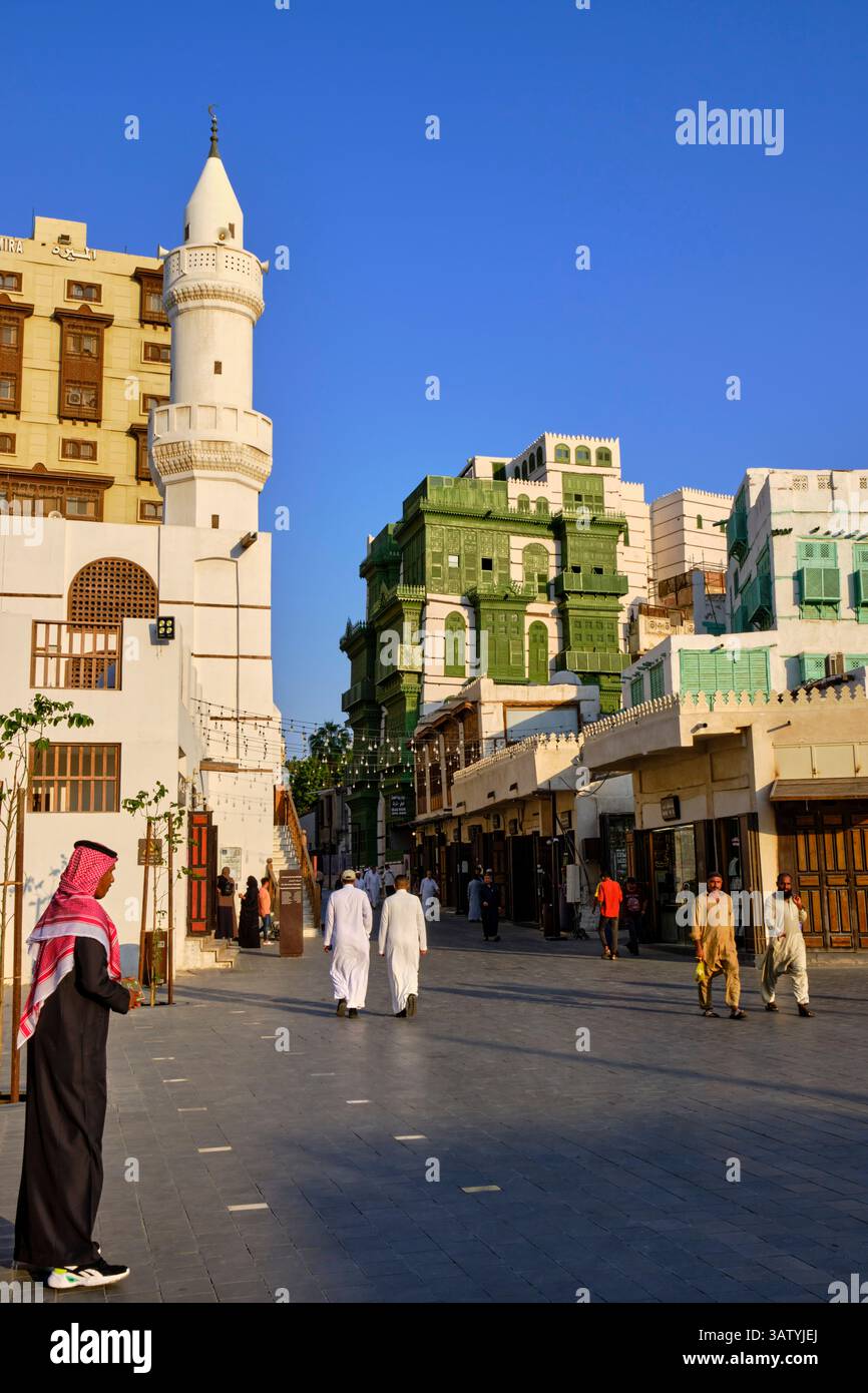 Saudi Arabia, Makkah Province, Jeddah, the historic old town of Al ...