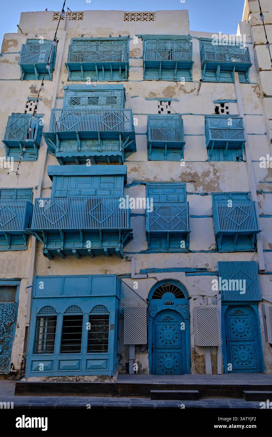 Saudi Arabia, Makkah Province, Jeddah, the historic old town of Al ...