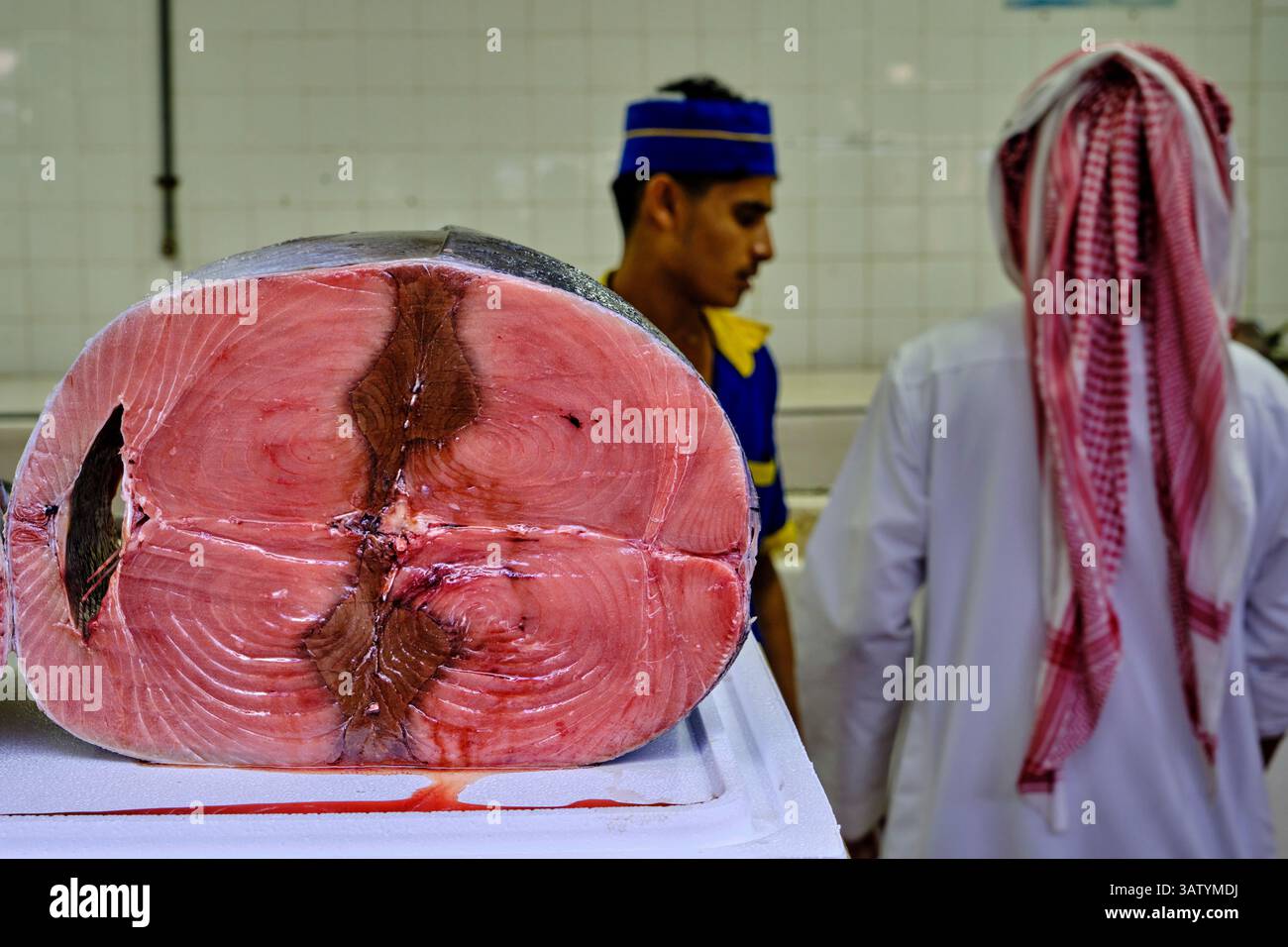 Saudi Arabia, Makkah Province, Jeddah, Central Fish Market Stock Photo ...