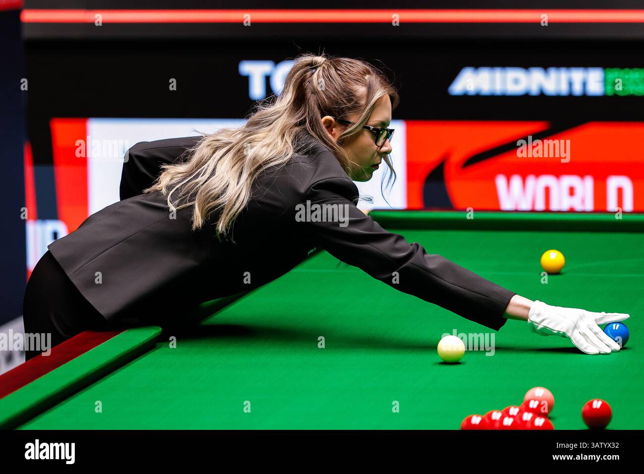 Sheffield, UK. 19th Apr, 2025. Referee Desislava Bozhilova during the ...