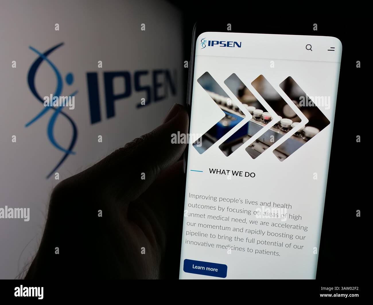 Germany. 14th Mar, 2025. In this photo illustration, a person is holding a cellphone with the ...