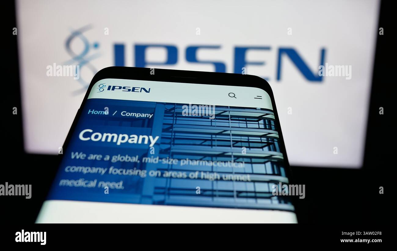 Germany. 14th Mar, 2025. In this photo illustration, a mobile phone ...