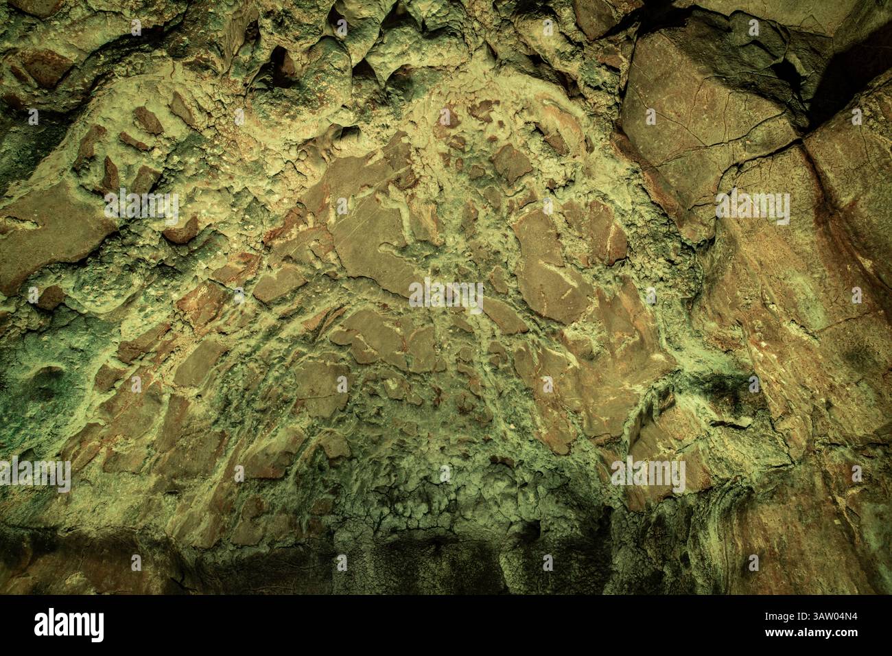 Thirst House cave in the nature reserve of Deepdale near Buxton in ...