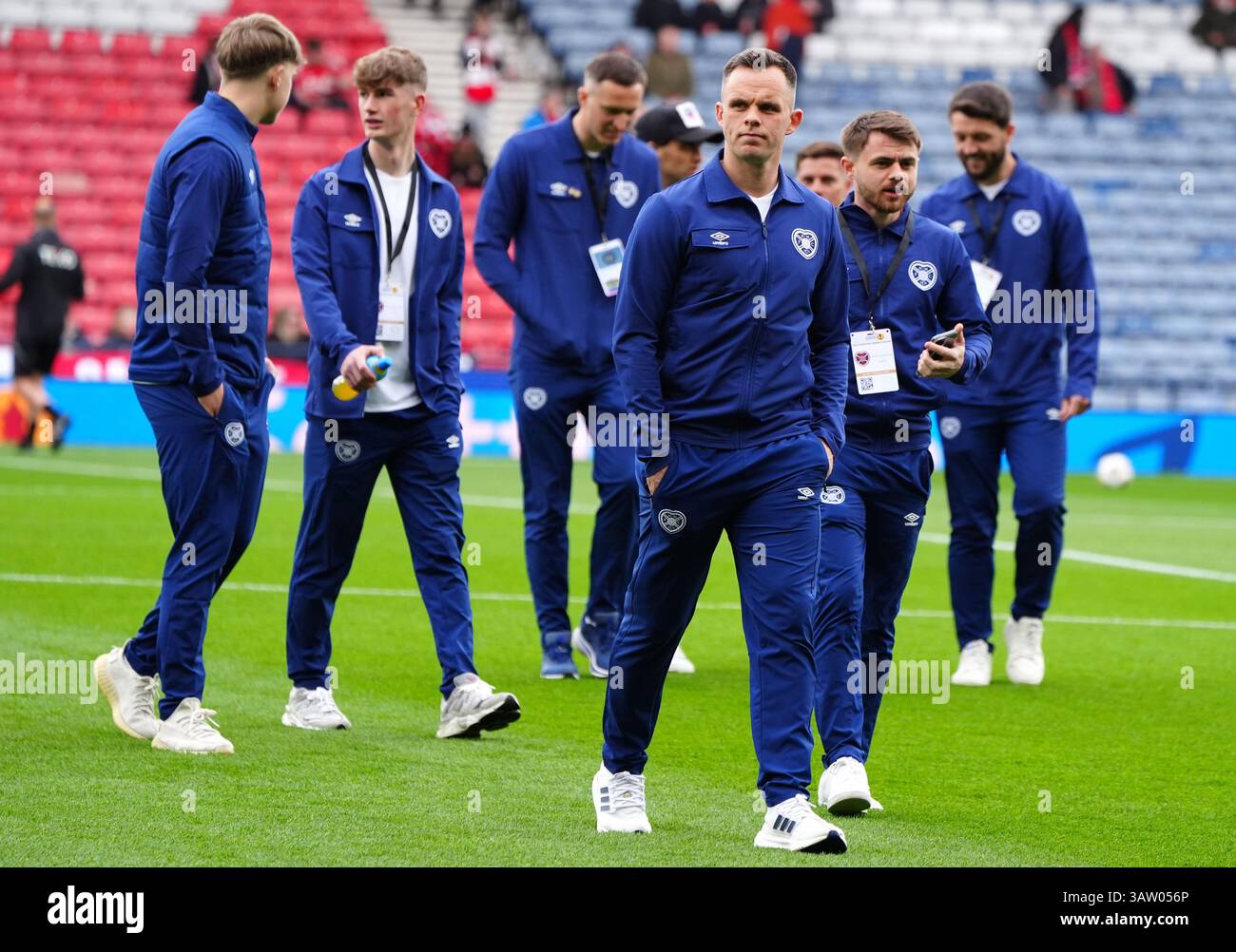 Heart of Midlothian's Lawrence Shankland ahead of the Scottish Gas Men's Scottish Cup semi final ...