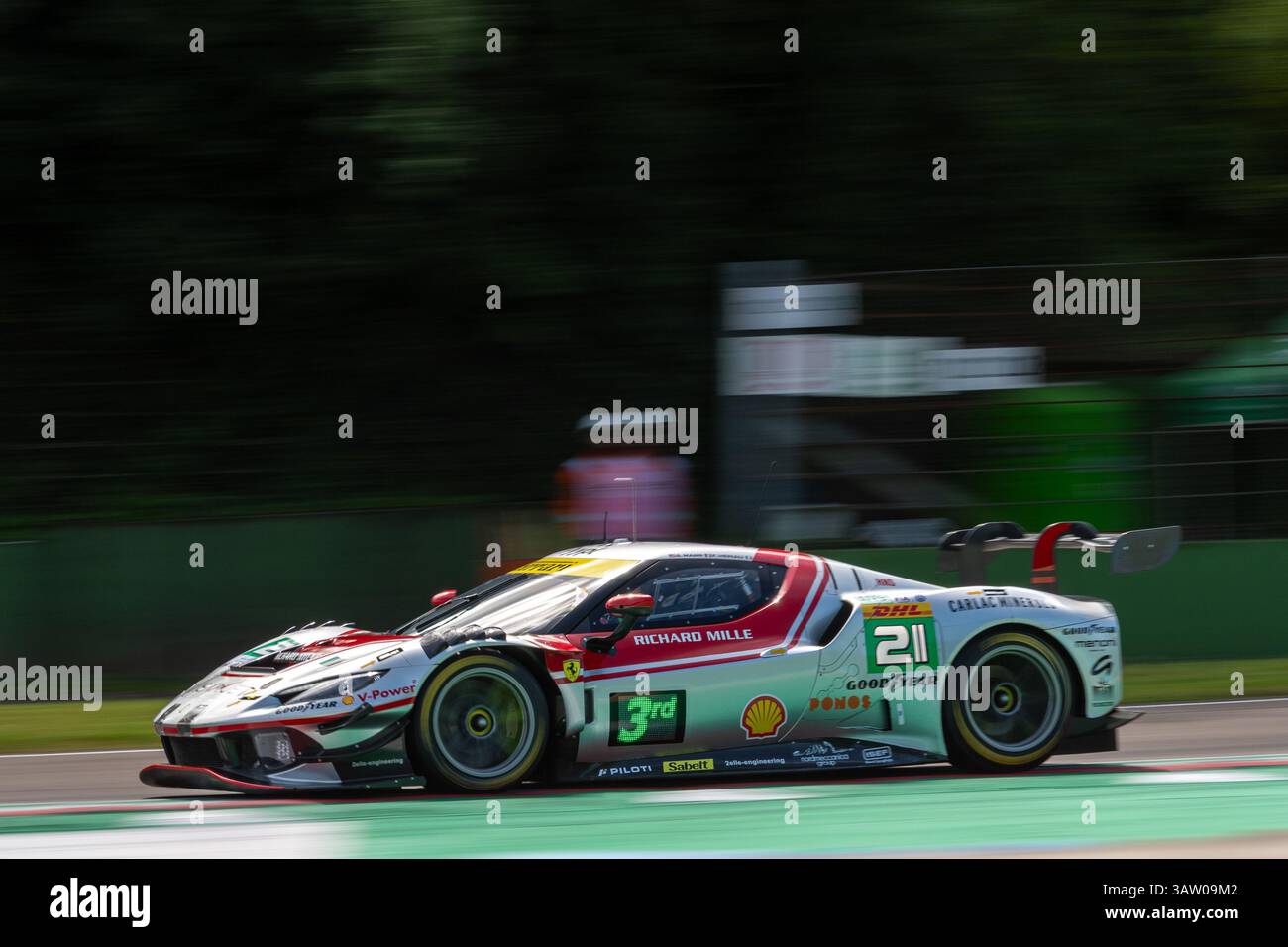 Imola, Italy. 19 April, 2025. VISTA AF CORSE #21 LMGT3 (HERIAU, MANN ...