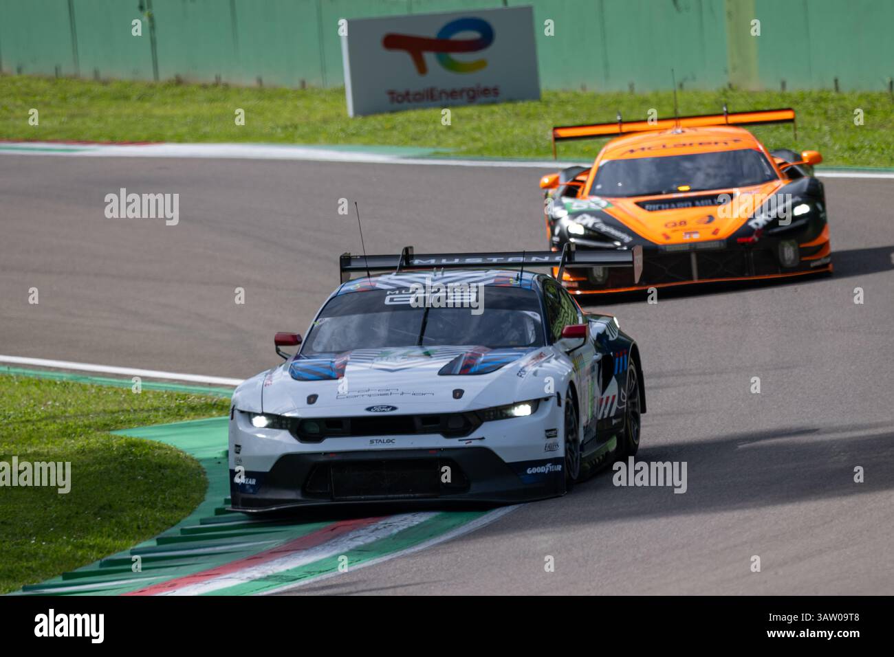 Imola, Italy. 19 April, 2025. PROTON COMPETITION #77 LMGT3 (SOUSA, TUCK ...