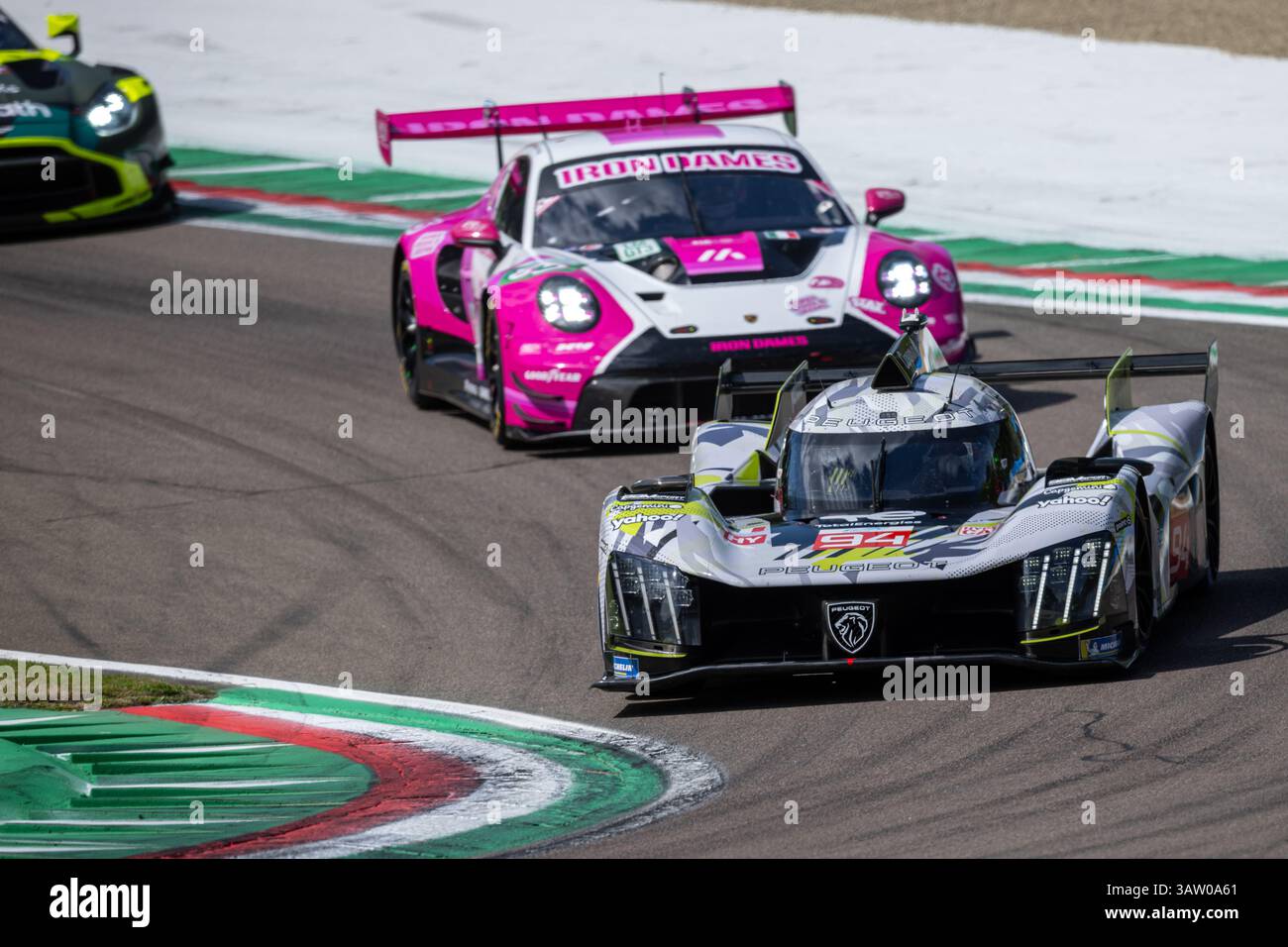 Imola, Italy. 19 April, 2025. PEUGEOT TOTALENERGIES #94 HYPERCAR (DUVAL ...