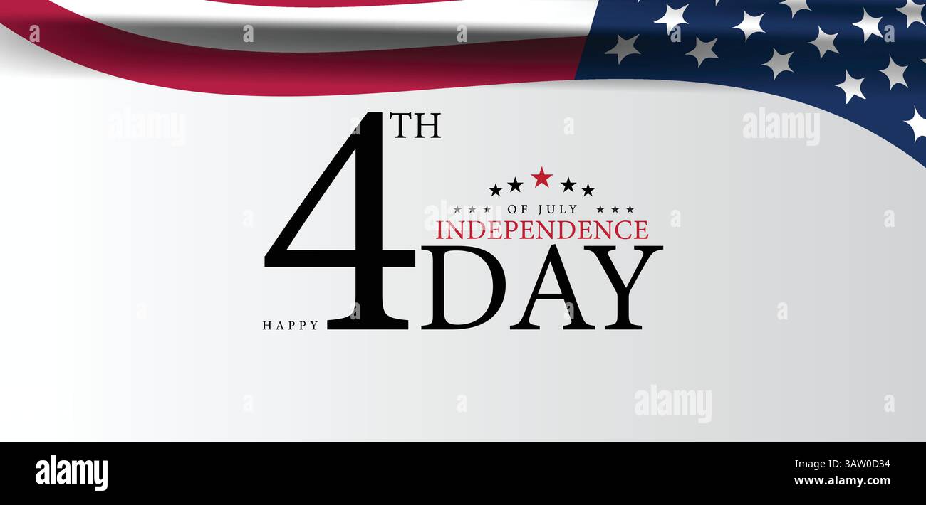 Liberty and Justice for All Independence Day in the USA Stock Vector ...