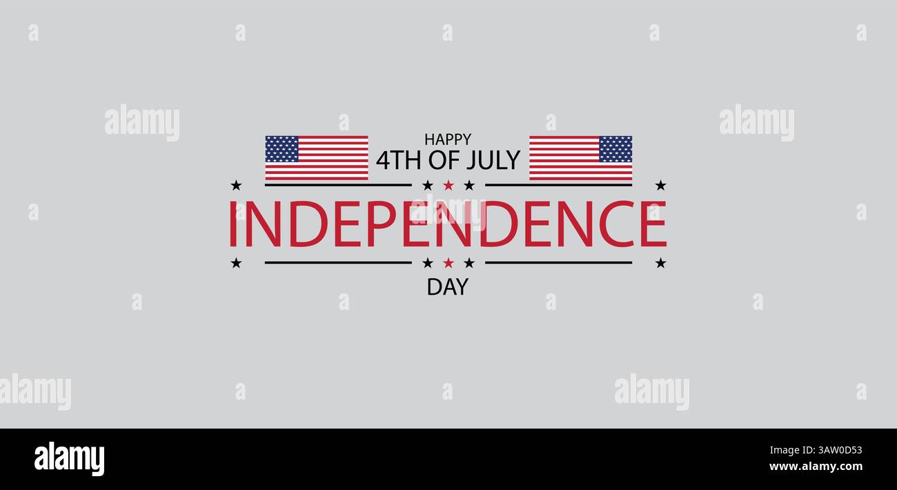 Liberty and Justice for All Independence Day in the USA Stock Vector ...
