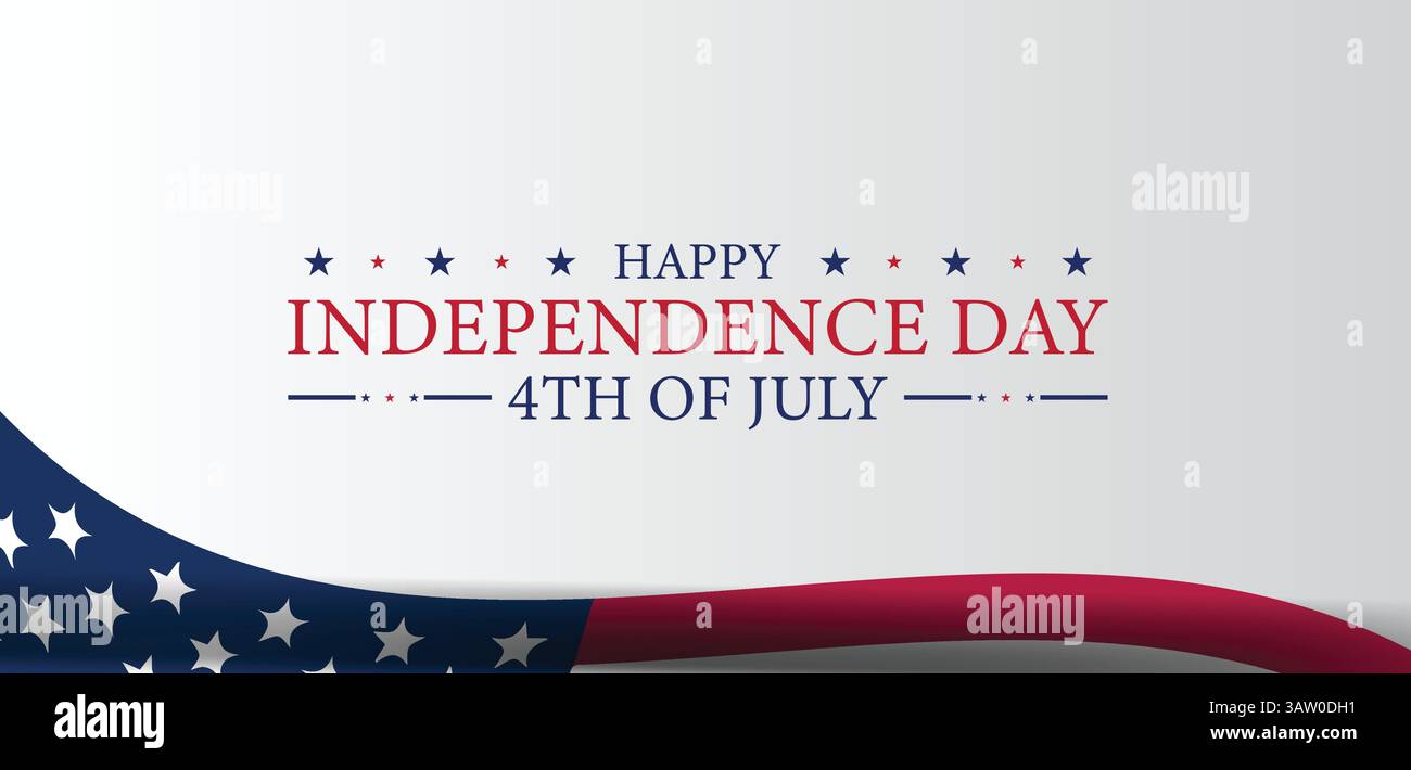 Liberty and Justice for All Independence Day in the USA Stock Vector ...
