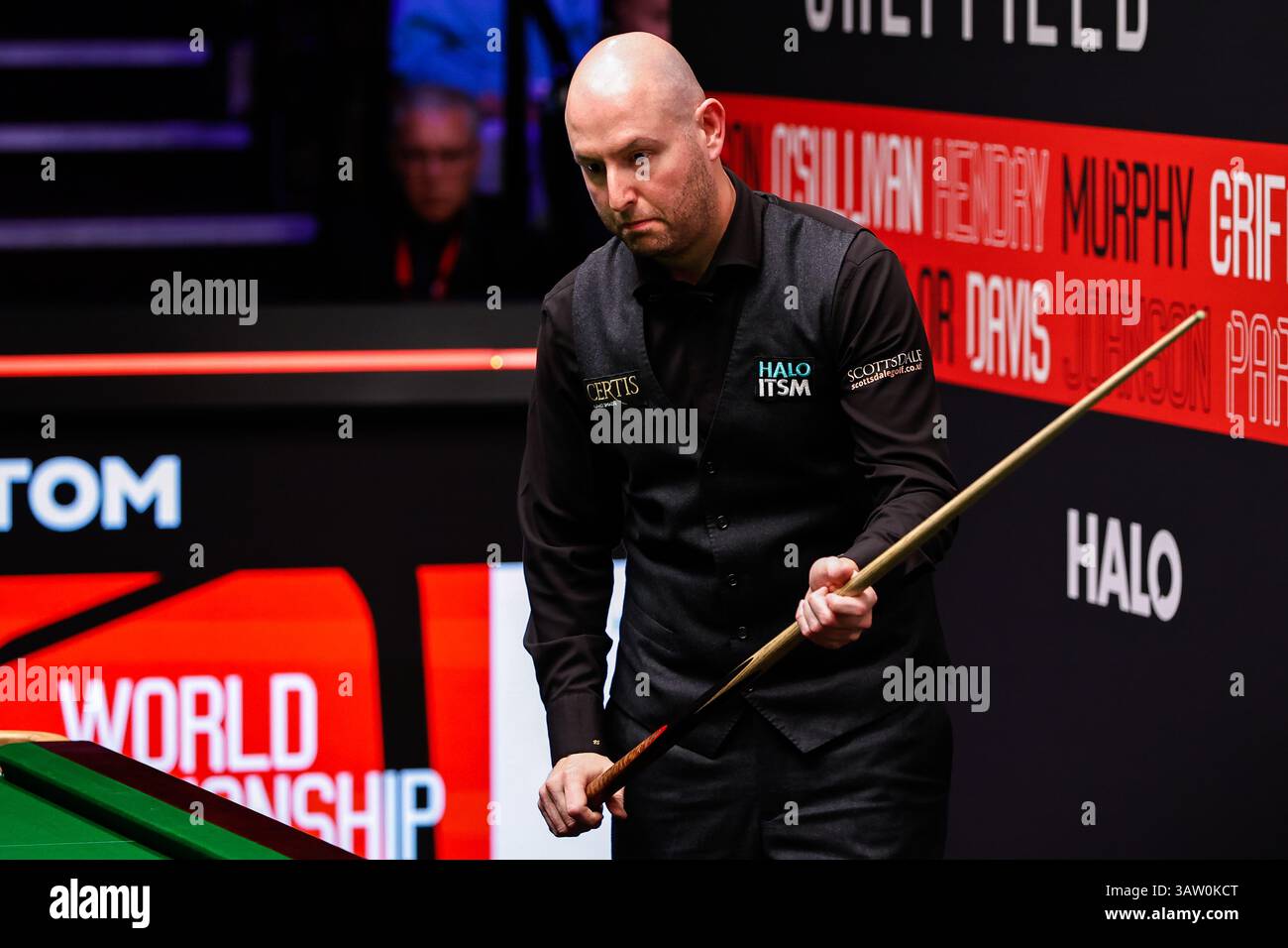 Matthew Selt during the 2025 Halo World Snooker Championship Round 1 ...