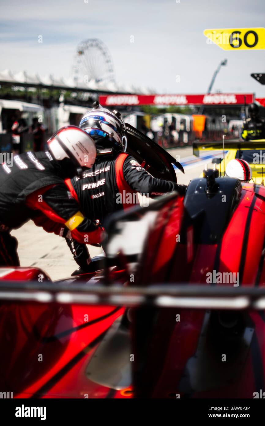 Imola, Italy. 19th Apr, 2025. JAMINET Mathieu (fra), Porsche Penske ...