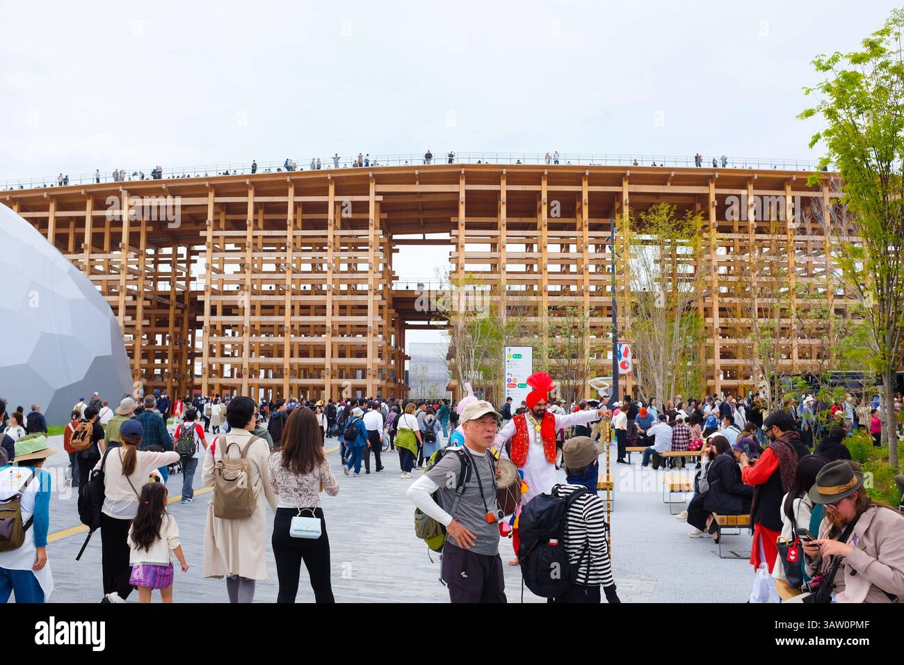The Grand Ring at the Osaka Expo in April 2025 Stock Photo - Alamy