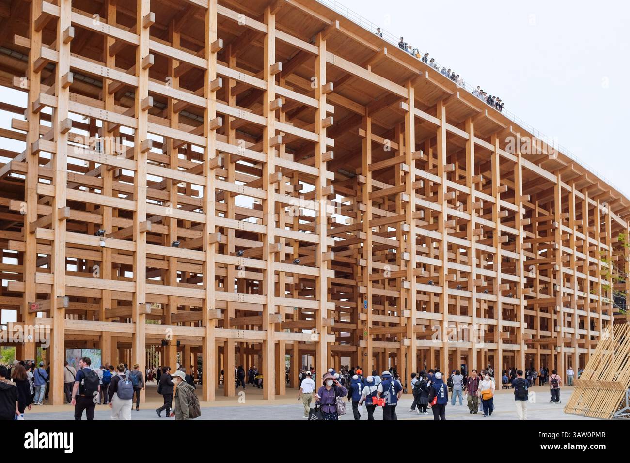 The Grand Ring at the Osaka Expo in April 2025 Stock Photo - Alamy