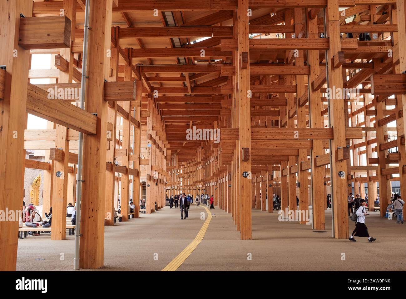 The Grand Ring at the Osaka Expo in April 2025 Stock Photo - Alamy