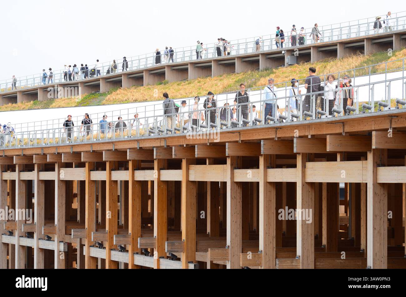 The Grand Ring at the Osaka Expo in April 2025 Stock Photo - Alamy