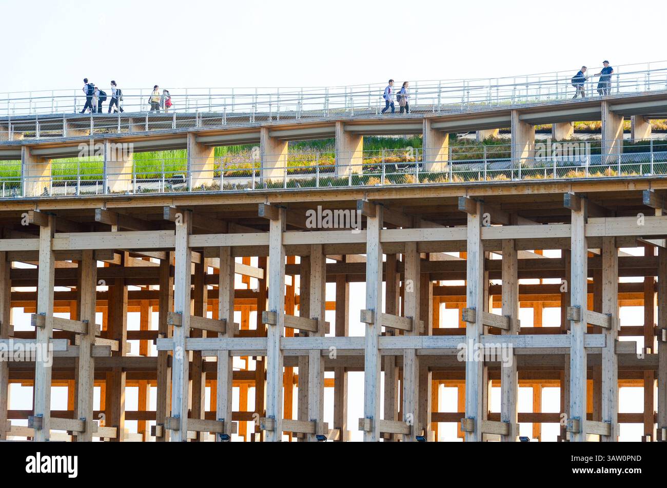 The Grand Ring at the Osaka Expo in April 2025 Stock Photo - Alamy