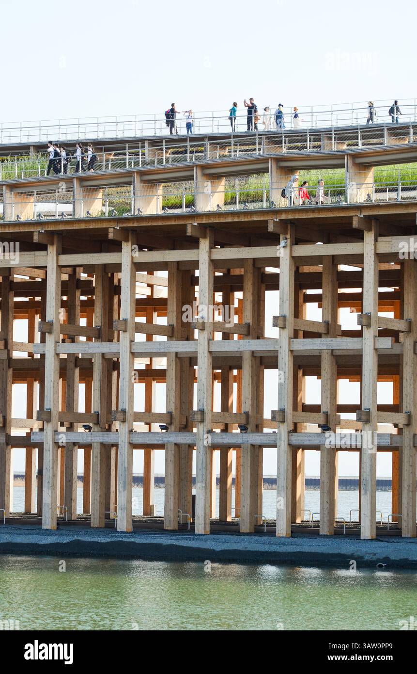 The Grand Ring at the Osaka Expo in April 2025 Stock Photo - Alamy