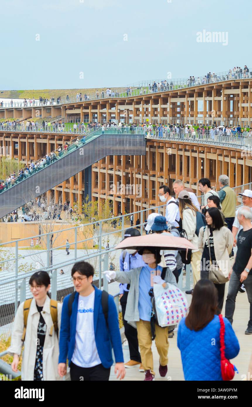 The Grand Ring at the Osaka Expo in April 2025 Stock Photo - Alamy