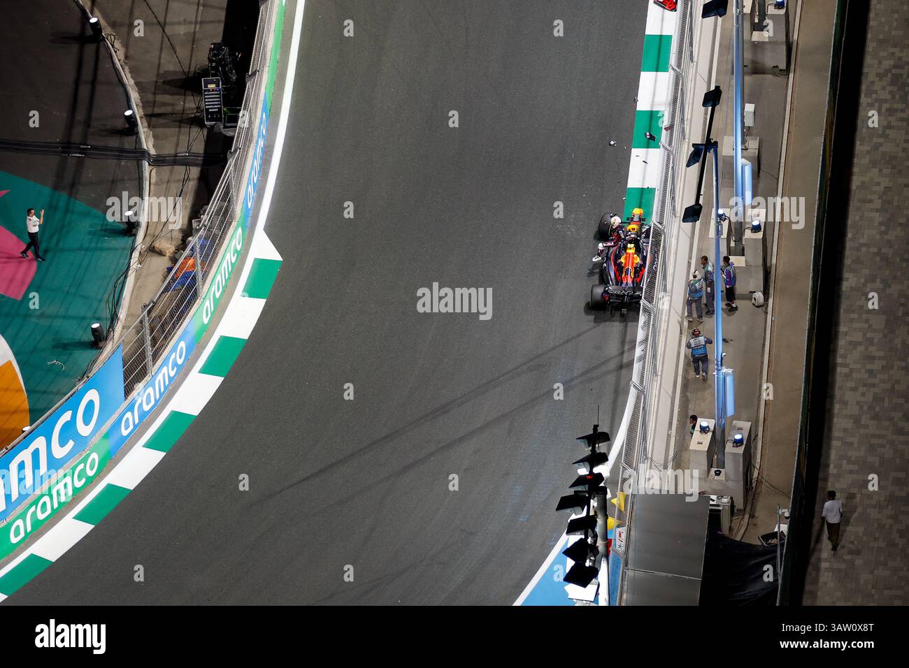 22 TSUNODA Yuki (jap), Red Bull Racing RB21, action crash, accident, during the Formula 1 STC ...
