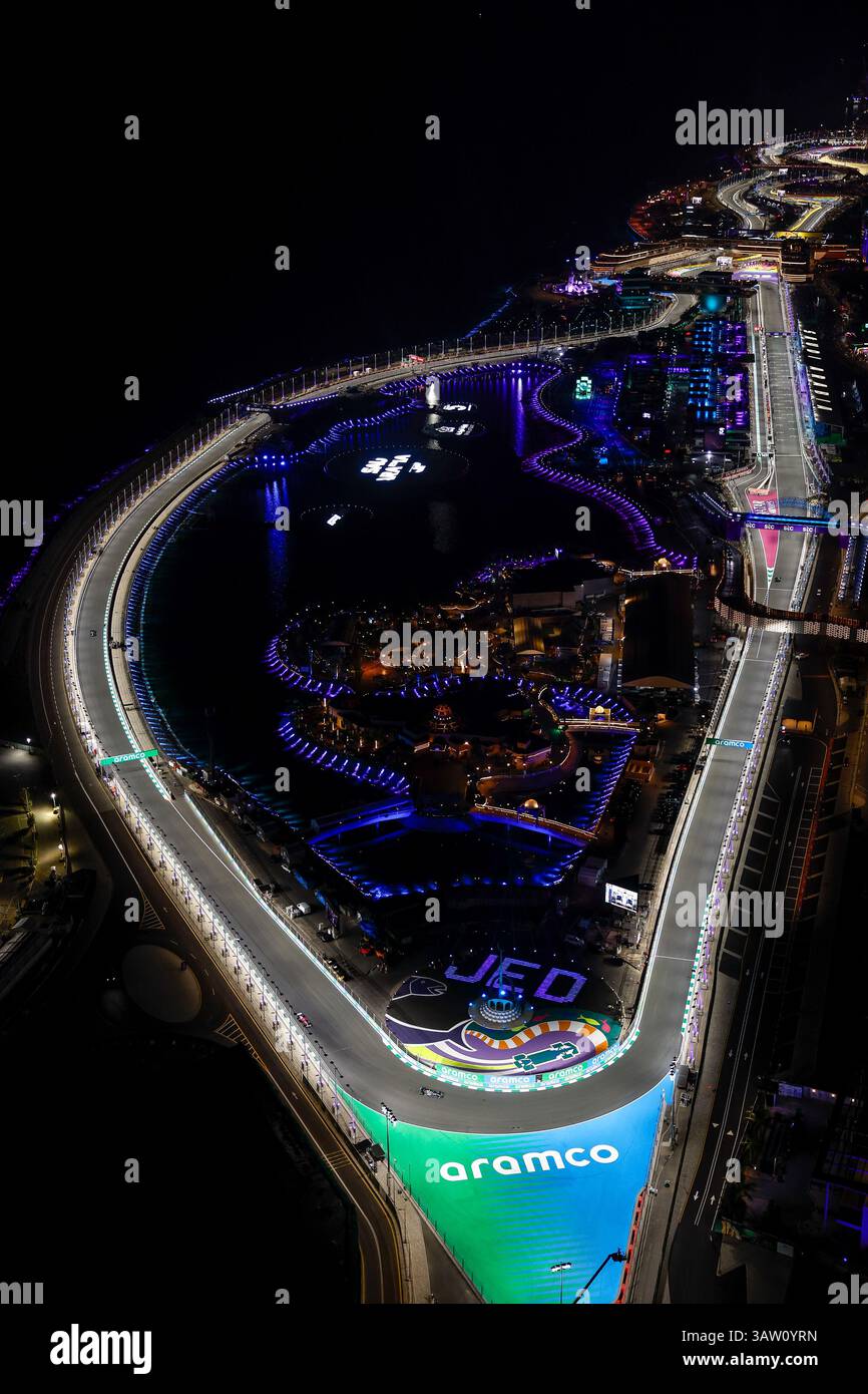 Jeddah, Arabie Saoudite. 18th Apr, 2025. illustration track, piste ...
