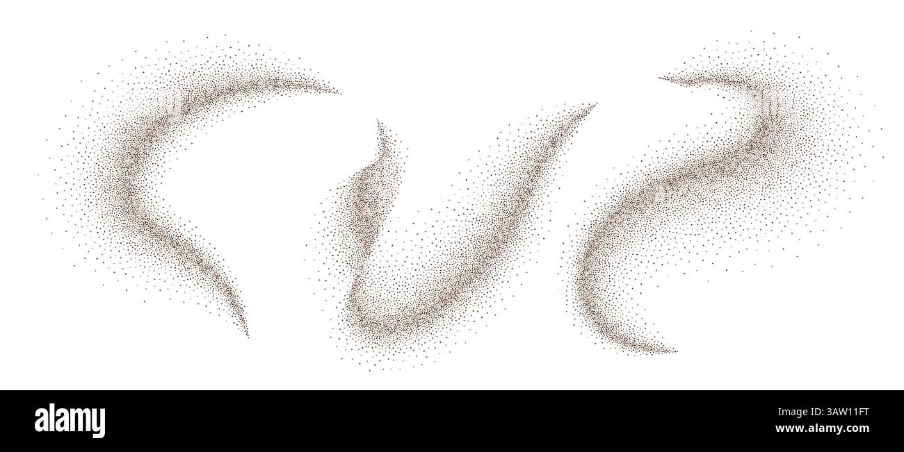 Coffee powder chocolate cocoa dust brown sandy background. Cacao bean ...