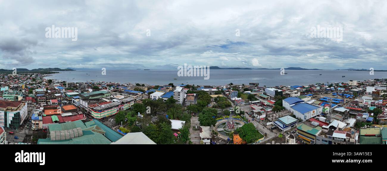 Aerial view surigao city buildings hi-res stock photography and images ...