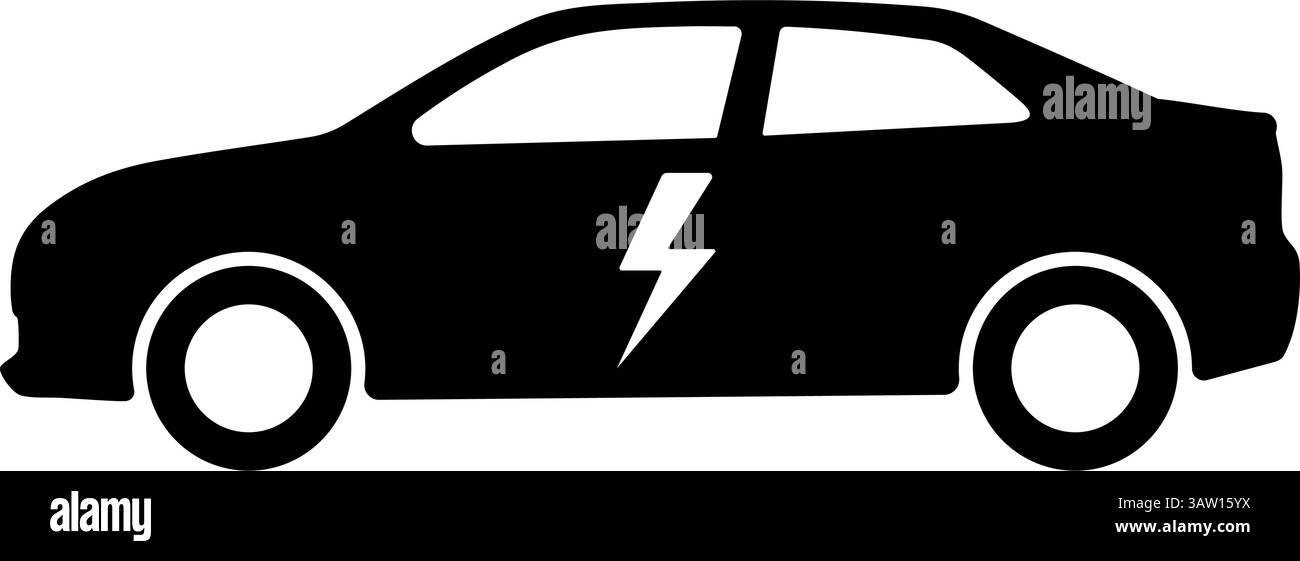 Battery electric car Stock Vector Images - Alamy